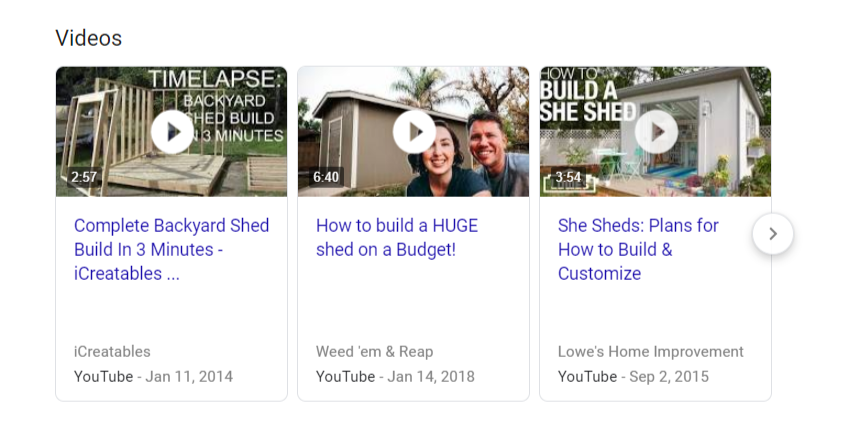 Tracking YouTube Videos' Rankings in Google’s Video Carousel